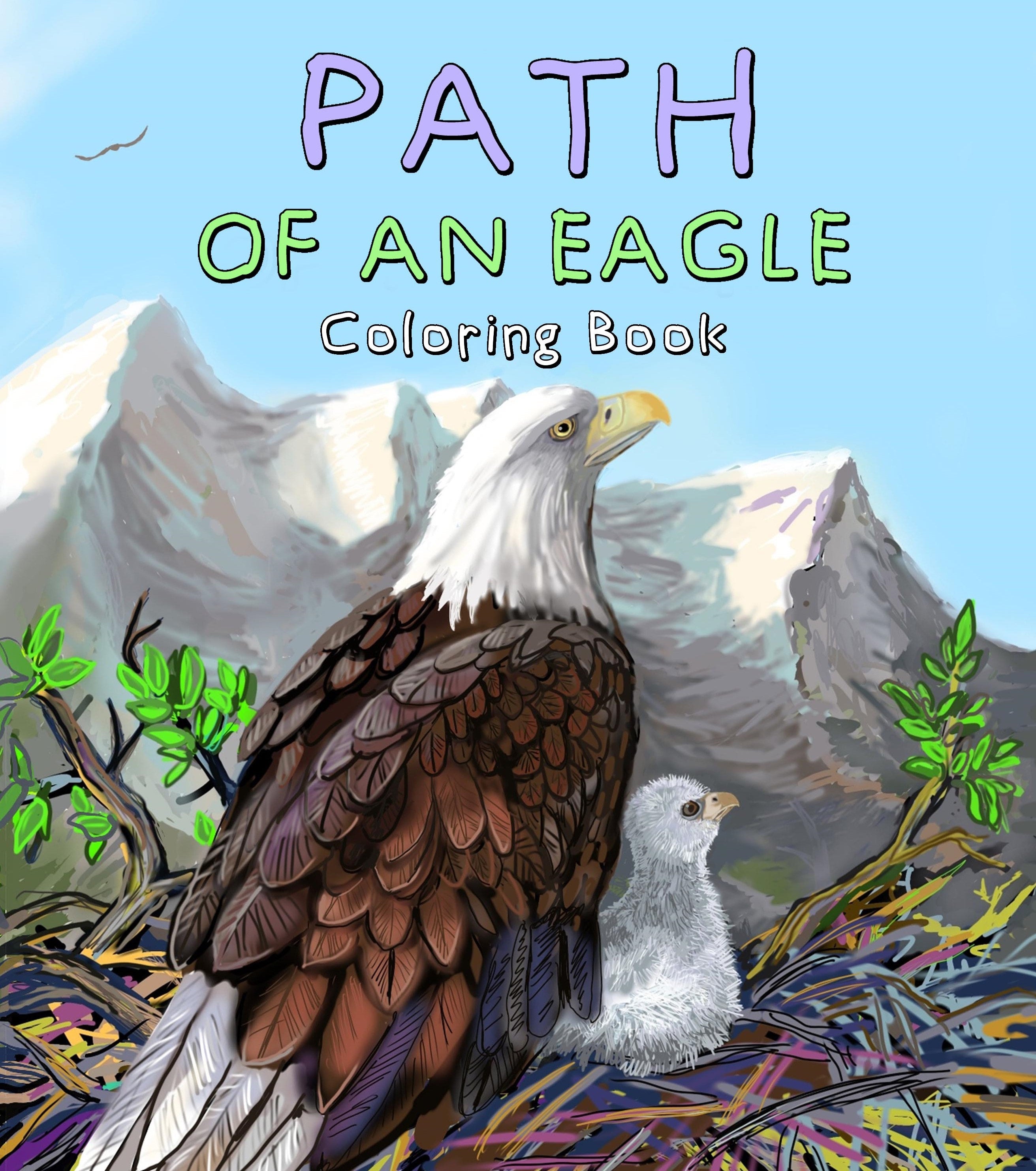 bald eagle coloring book
